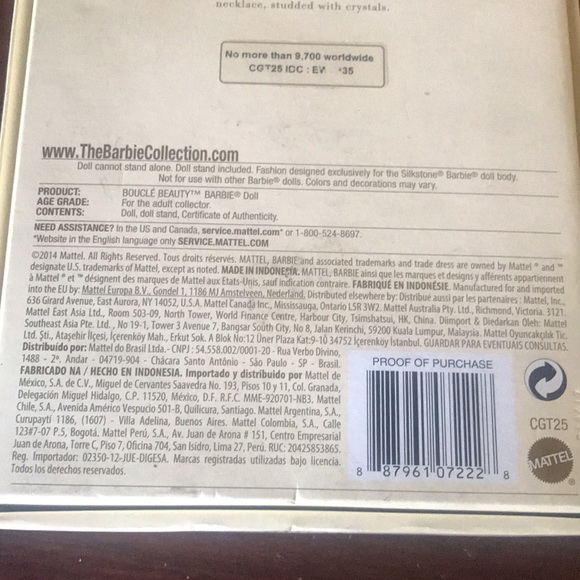 Barbie | Other | Barbie Fashion Model Gold Label Collection | Poshmark